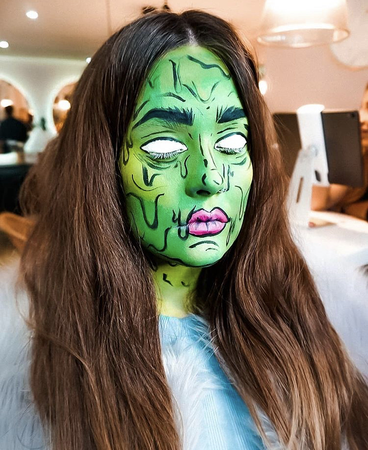 30 Scary Pictures of Hypo-realistic Makeup Artists - Creepy Gallery ...