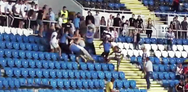 Fans Start Fight At Stadium - Video | eBaum's World